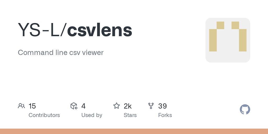 App: CSVlens (less for CSV) - Made with Ratatui - Ratatui - A forum to discuss Terminal User ...